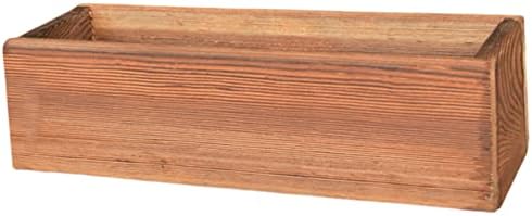 FUNOMOCYA Wood Flower Box Rectangle Planter Indoor Pots for Plants ...