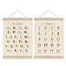 Amazon.com: HRQKO Alphabet Numbers Poster Hanger Frame Set of 2 ...