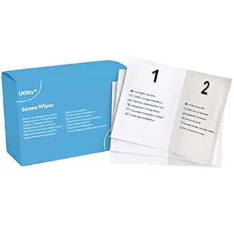 AF Utility Screen-Clene Monitor Cleaning Duo Pairs of Wet and Dry Wipes ...