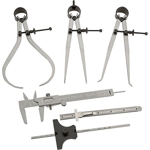 Grizzly H5600 6-Piece Measuring Set : Amazon.in: Industrial & Scientific