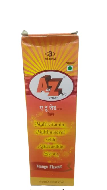 Vitamin Syrup A To Z, 200ml. Pack (1) : Amazon.in: Health & Personal Care
