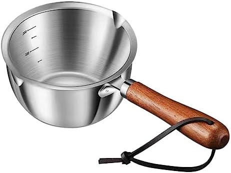 Amazon.com: Butter Warmer Pot with Wooden Handle for Seafood, Mini Milk ...