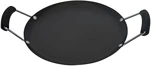 Imusa USA, Black Carbon Steel Large Round Comal with Bakelite Handles ...