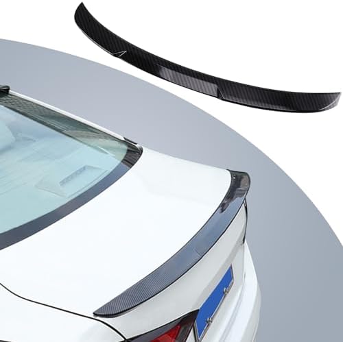 Amazon.com: Fancemot Carbon Fiber Rear Spoiler Wing Compatible with 6th ...