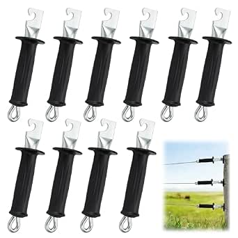 Amazon.com: Heavy-Duty Gate Handle Electric Fence Gate Handles Rubber ...