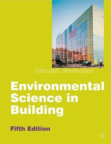 Environmental Science in Building (Building & Surveying Series): Amazon ...