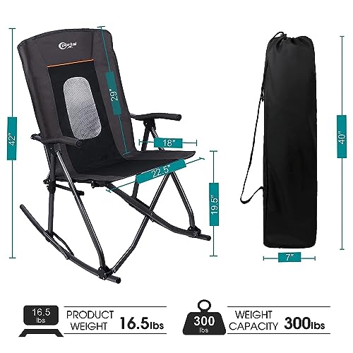 Snapklik.com : PORTAL Oversized Folding Rocking Camping Chair Portable ...
