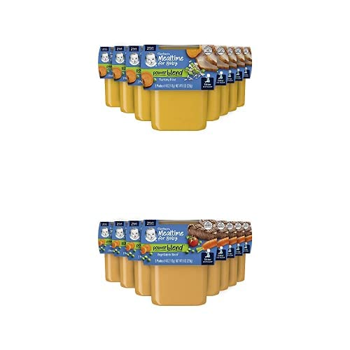 Amazon.com: Gerber Baby Food 2nd Foods, Dinner, Turkey & Rice Puree and ...