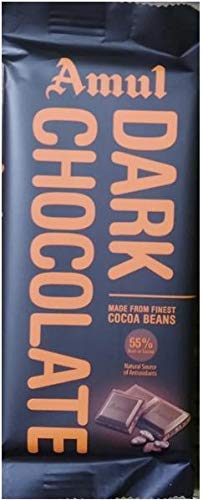 Amul Dark Chocolate, 40 gm : Amazon.in: Grocery & Gourmet Foods