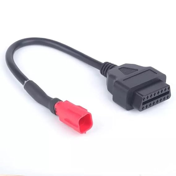 iovi BS 6 Motorcycle Bike OBD-II OBD Motorcycle Adapter Cable 16Pin OBD Connector to 6 Pin ...