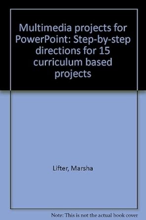 Multimedia projects for PowerPoint: Step-by-step directions for 15 ...