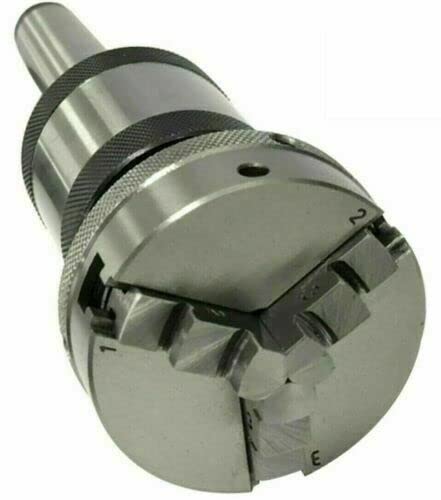 A New Revolving Center MT 2 Shank + 3 Jaw Self Centering 65mm Lathe ...
