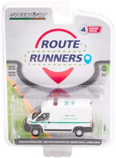 ModelToyCars Dodge Ram ProMaster 2018, blanco – Greenlight 53040C48 ...