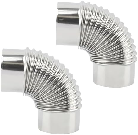 Amazon.com: 2 Pack 90 Degree Dryer Vent Elbow 4 Inch, Flexible Dryer ...