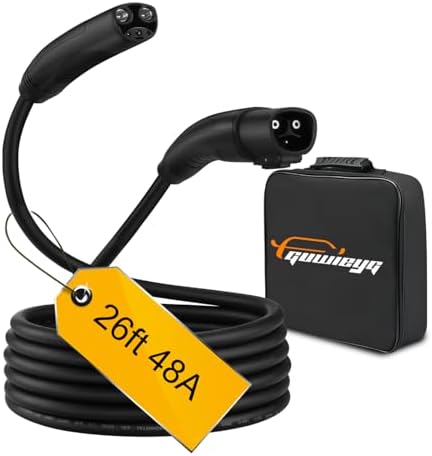 Amazon.com: EV Charger Extension Cord for Tesla, 26ft Max 240V 48A ...