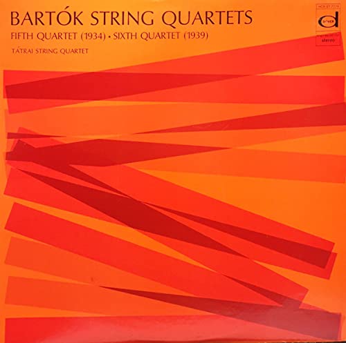 Bartok String Quartets - Fifth Quartet (1934), Sixth Quartet (1939 ...