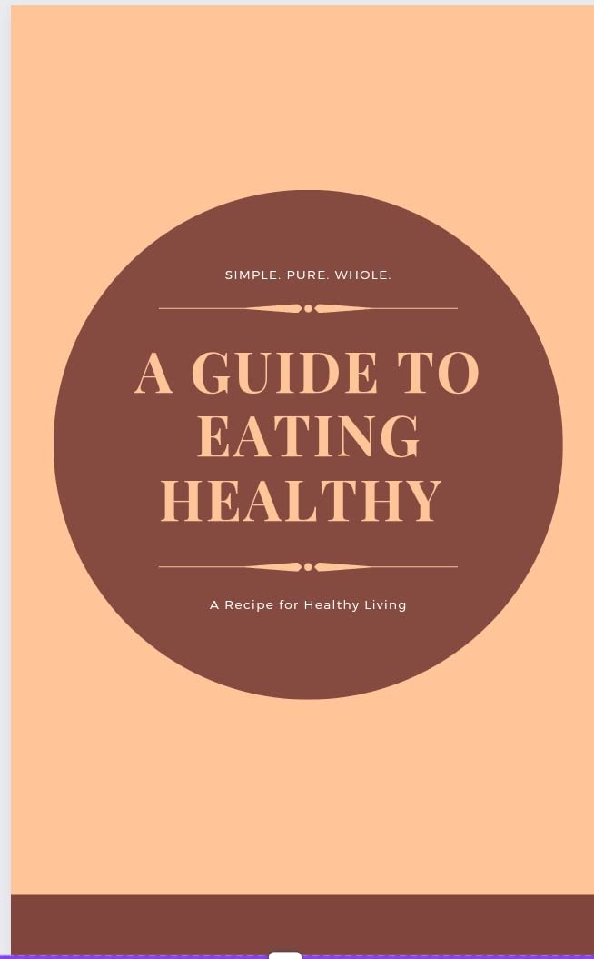 Amazon.com: A Guide to Eating Healthy : A recipe for healthy living ...