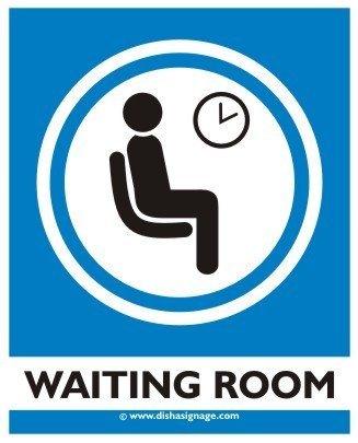 Waiting Room Sign