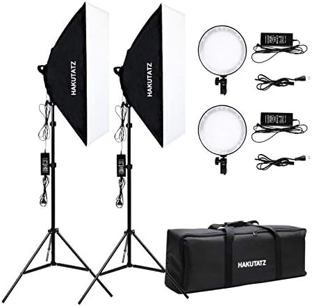 HAKUTATZ® 45W LED Softbox Studio Dauerlicht Set Foto Studio Daylight ...
