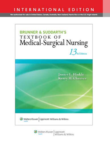 Amazon.com: Brunner & Suddarth's Textbook of Medical-Surgical Nursing ...