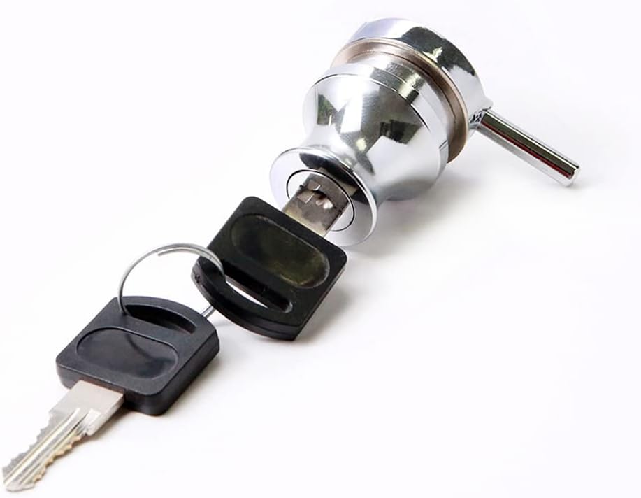 Glass Door Lock Round Glass Lock Glass Cabinet Lock with Key Wine ...