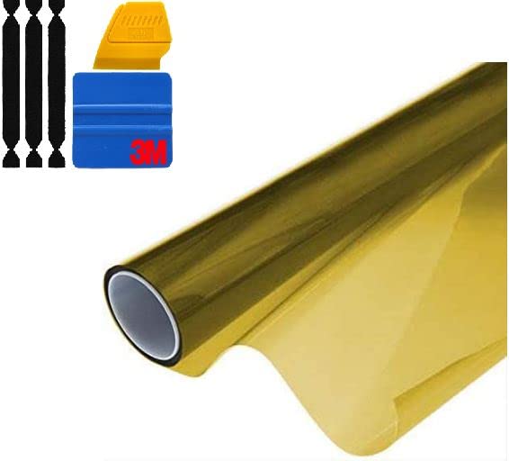 Amazon.com: VViViD Air-Tint Golden Yellow Headlight/Tail Light Window ...