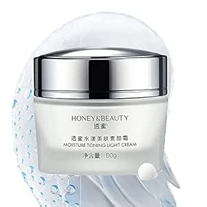 Amazon.com: Honey & Beauty Moisture Toning Light Cream with Hyaluronic Acid - Moisturizing and ...