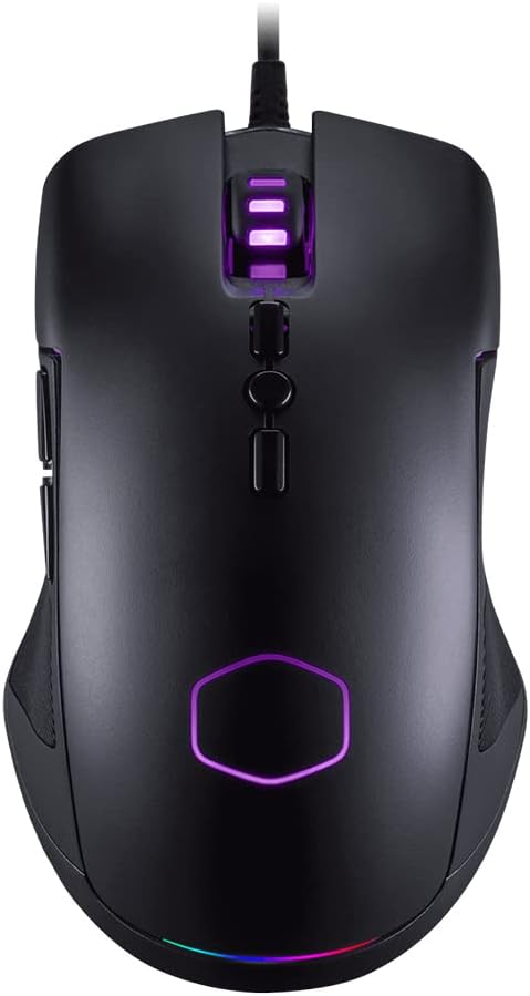 Amazon.com: Cooler Master Optical Gaming Mouse (USB/Black/10000dpi/8 ...