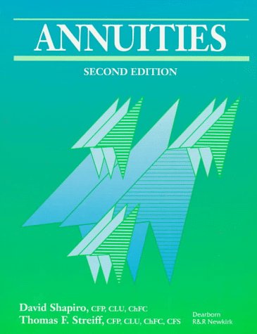 Annuities: Shapiro, David, Streiff, Thomas F.: 9780793123155: Amazon ...