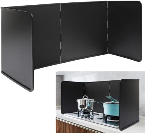 Amazon.com: Foldable Stove Splatter Guard Grease Shield Nonstick Oil ...