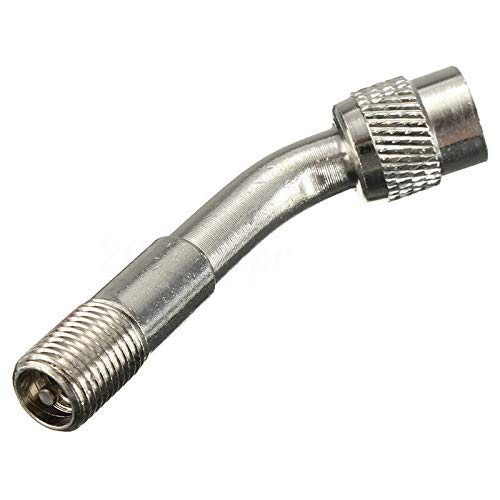 2PC 135 Degree Angle Tyre Valve Extension Adaptor - Motorcycle Car Bike ...