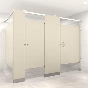 Amazon.com: Us Partitions Bathroom Partitions - Powder Coated Steel Overhead Braced - Durable ...