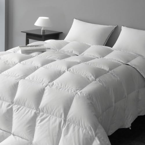 Amazon.com: puredown® Goose Down Comforter King Size, 800 Fill Power ...
