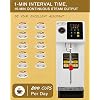 Amazon.com: Moonshan Commercial Steam Milk Frother Fast Heating Milk ...