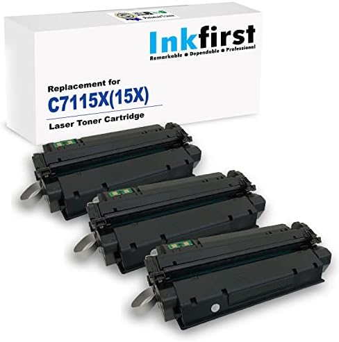 2 Inkfirst Compatible Toner Cartridges Replacement for HP C7115X 15X ...