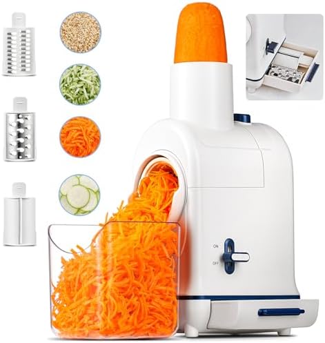 Amazon.com: Davivy Electric Cheese Grater,Automatic Rotary Cheese ...
