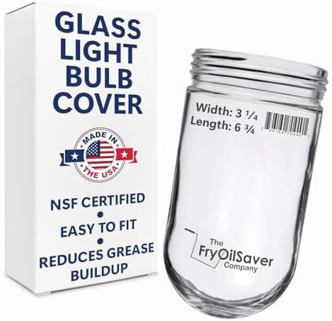 ERETOW L10-X007 Glass Light Bulb Cover for Walk-in Refrigerators and ...