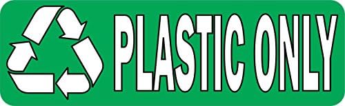 Amazon.com: StickerTalk Glass Only Recycling Vinyl Sticker, 5 inches by ...