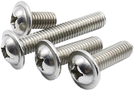 HH FASTENERS M4 x 8mm Phillips Pan Head Machine Screw, Stainless Steel ...