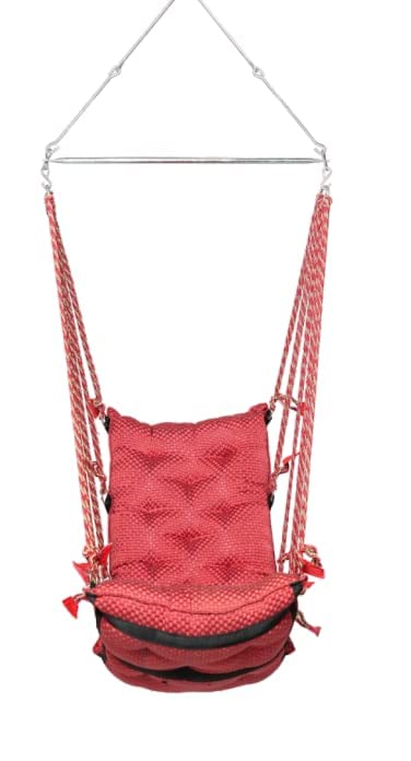 Jhula Swing/Jhula Swing Red/Cotton Swinging Hammock Hanging Swing Chair ...