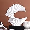Amazon.com: GAOSHENG White Wave Sculpture, Modern Ocean Wave Home ...