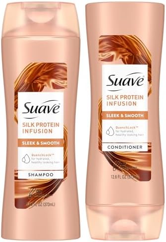 Amazon.com : Suave Silk Protein Infusion Conditioner, Sleek and Smooth ...