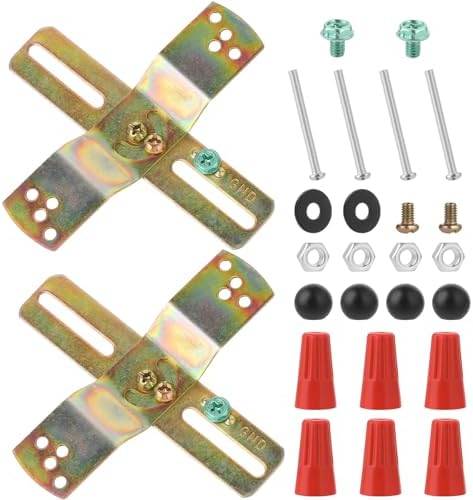 Amazon.com: uxcell Light Crossbar Kit 4 Inch Cross-Shaped Mounting ...