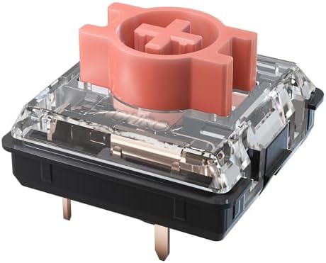 Amazon.co.jp: Keychron Low Profile Silent Switch Set Red Axis 110 Piece ...
