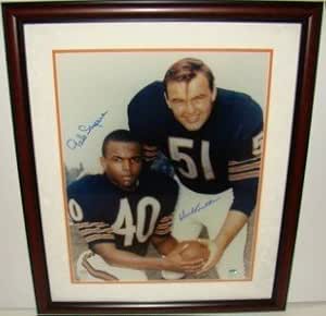 Amazon.com: Sports Memorabilia Dick Butkus Signed Picture - New Gale ...