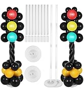 Amazon.com: 90PCS Traffic Light Balloons - Race Car Theme Birthday ...