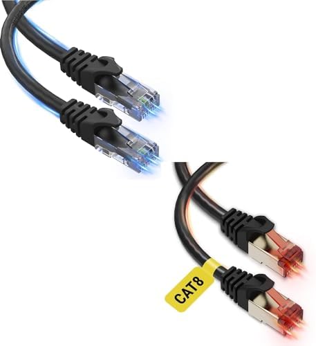 Amazon.com: Ultra Clarity Cables Bundle Item Cat6 Ethernet Cable 100FT ...