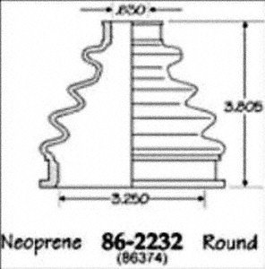 Empi 86-2232D CV Boot Kit : Amazon.in: Car & Motorbike