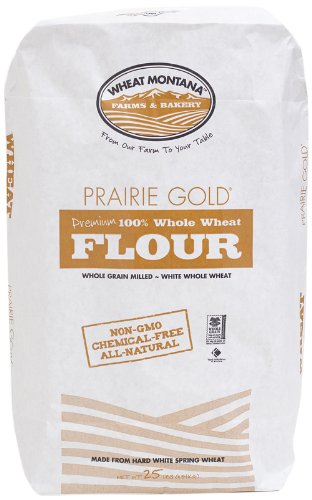 Amazon.com : Wheat Montana Gold Flour, Prairie, 25 Pound : Wheat Flours ...