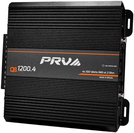 Amazon.com: PRV Audio QS400.4 2 Ohm Mini Compact 4 Channel Car Audio Amplifier 4 x 100 Watts RMS ...